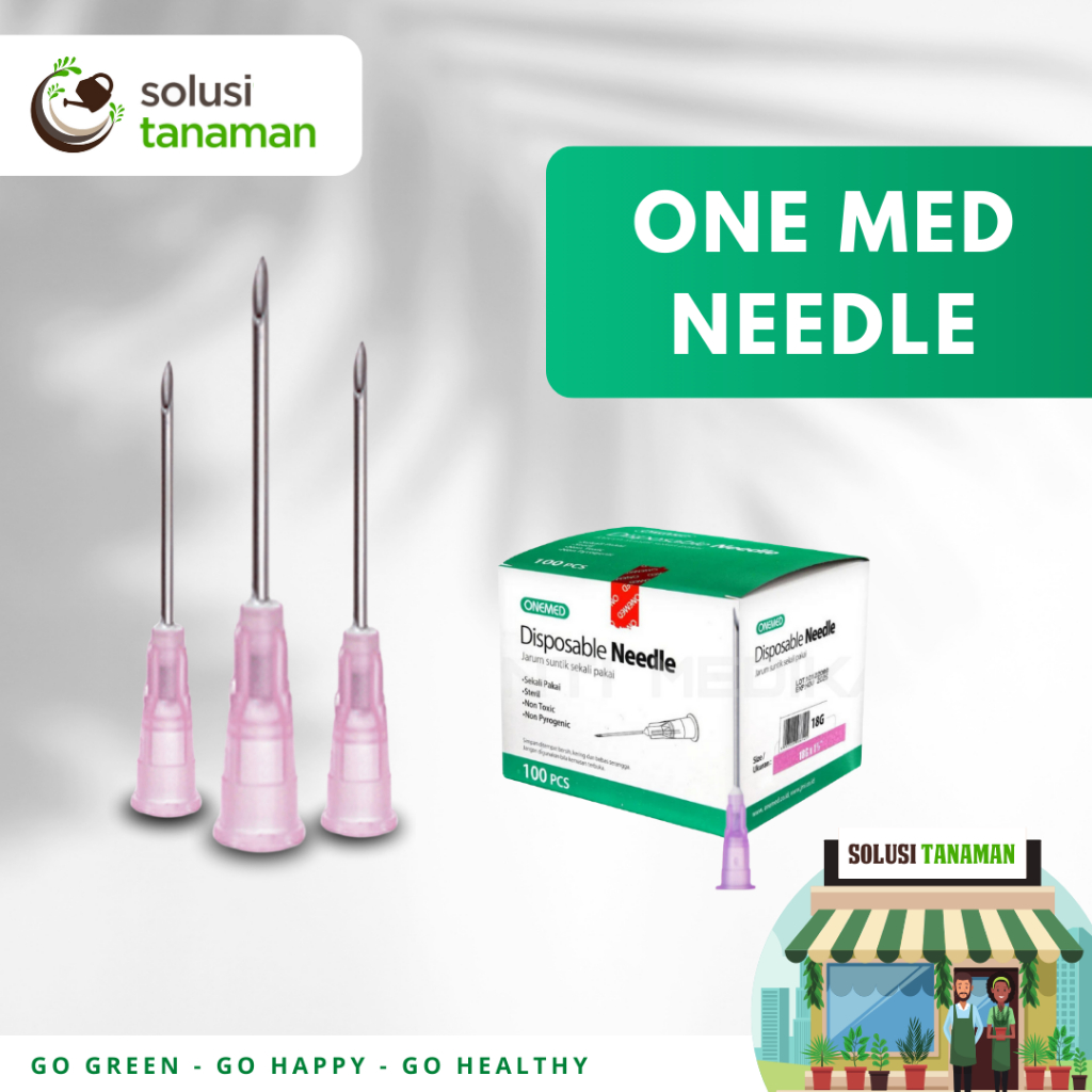 Jual 5PCS ONEMED NEEDLE 18G 18 g | Jarum One Med Suntkan khusus Tenaga Medis | Shopee Indonesia