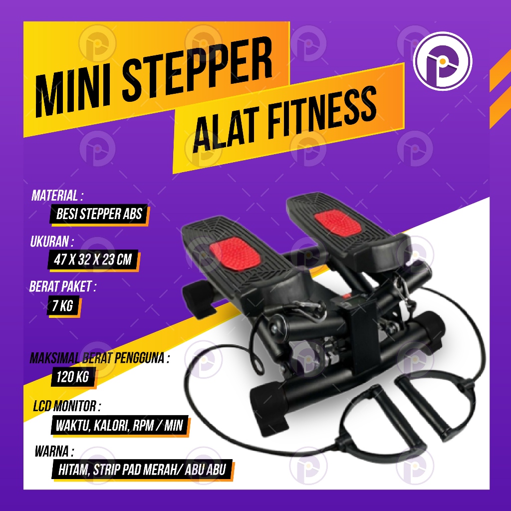 Jual Mini Stepper Alat Home Fitness Olahraga Cardio Air Climber Steper ...