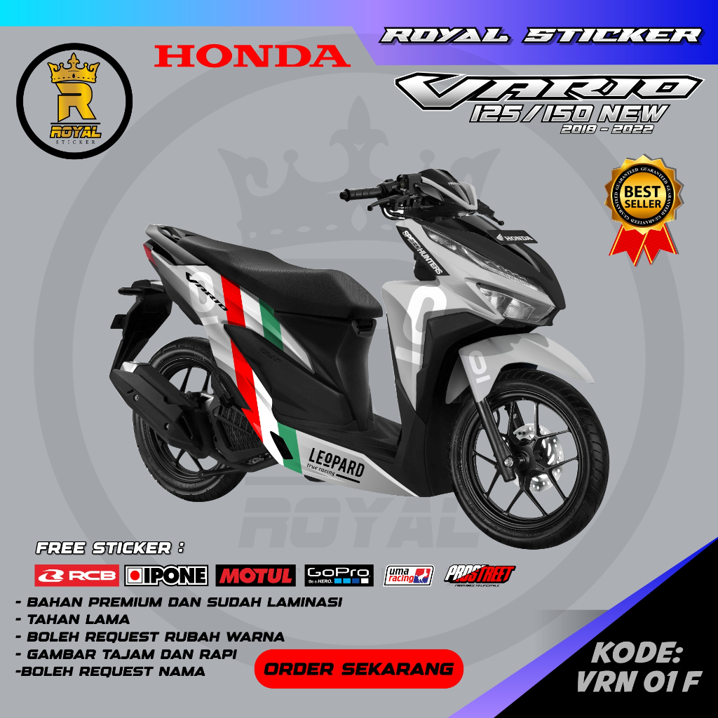 Jual VRN 1-STIKER MOTOR VARIO FULL BODY 2018 TIPE 125 150 NEW DESAIN ...