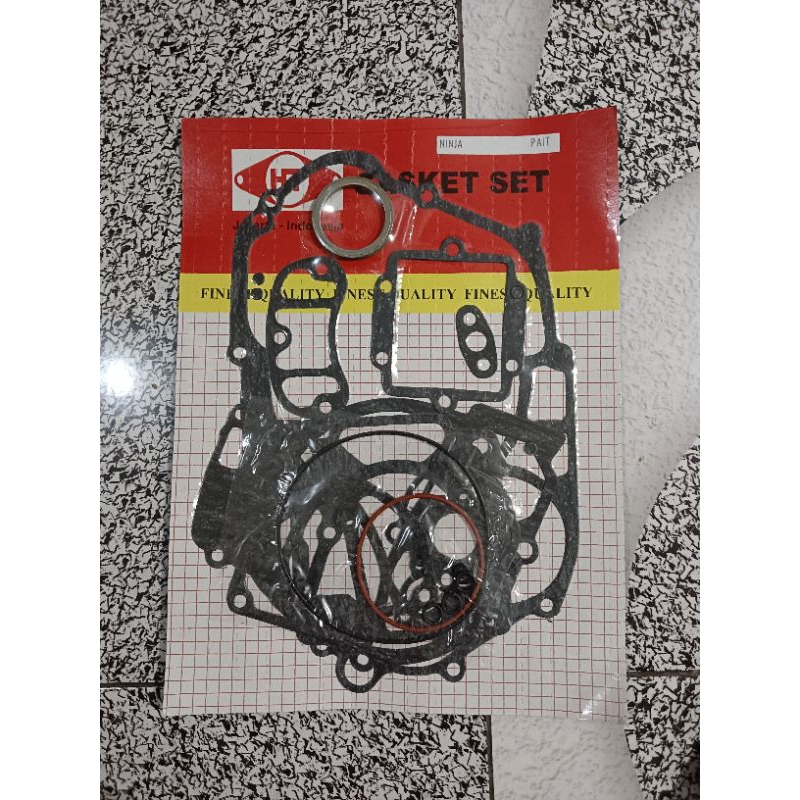 Jual paking pak pack packing gasket full set kawasaki ninja 150 R RR S SS KRR SSR | Shopee Indonesia