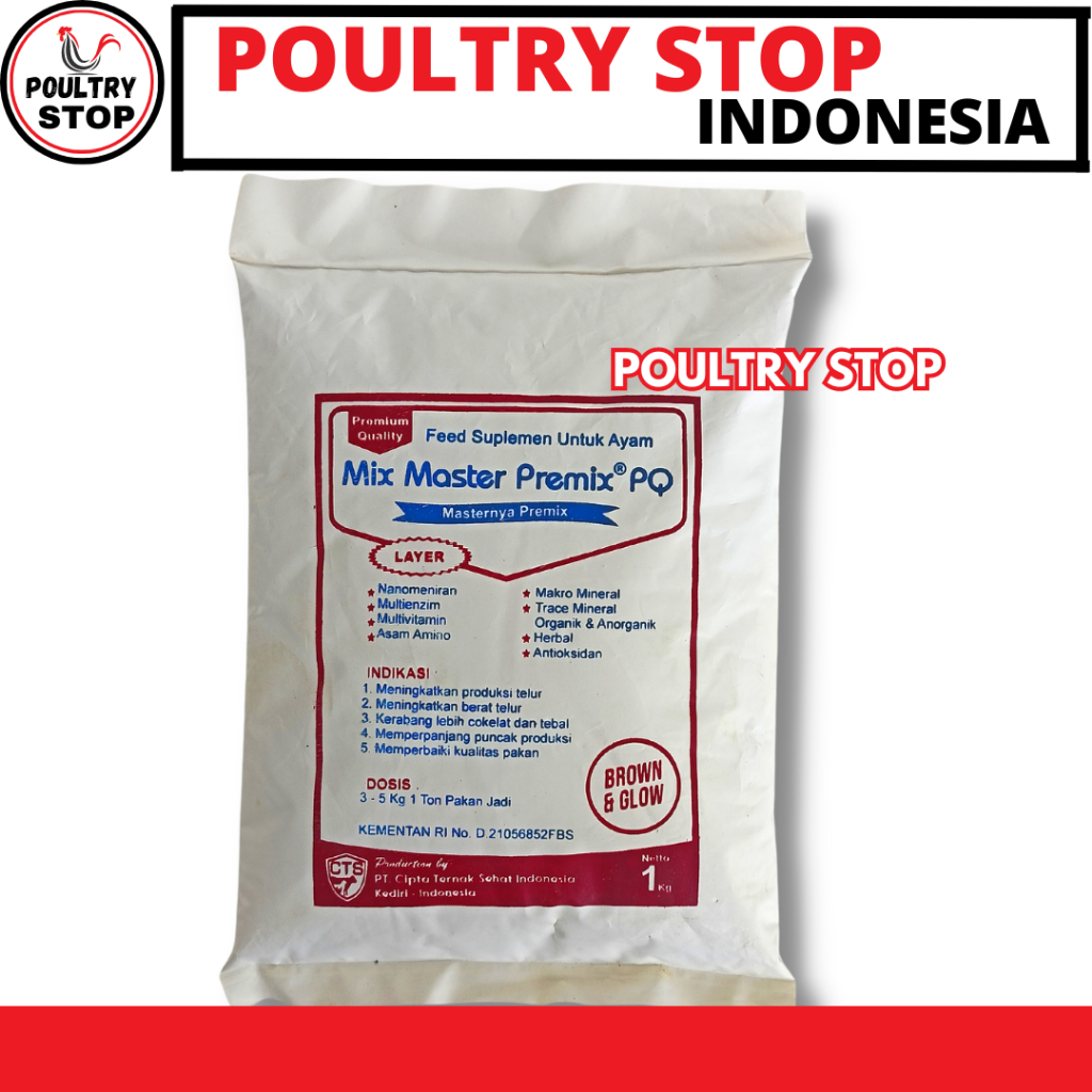 Jual Premix Ayam Petelur MIX MASTER PREMIX LAYER AYAM PETELUR PQ 1 KG ... Jual Premix Ayam Petelur MIX MASTER PREMIX LAYER AYAM PETELUR PQ 1 KG ...