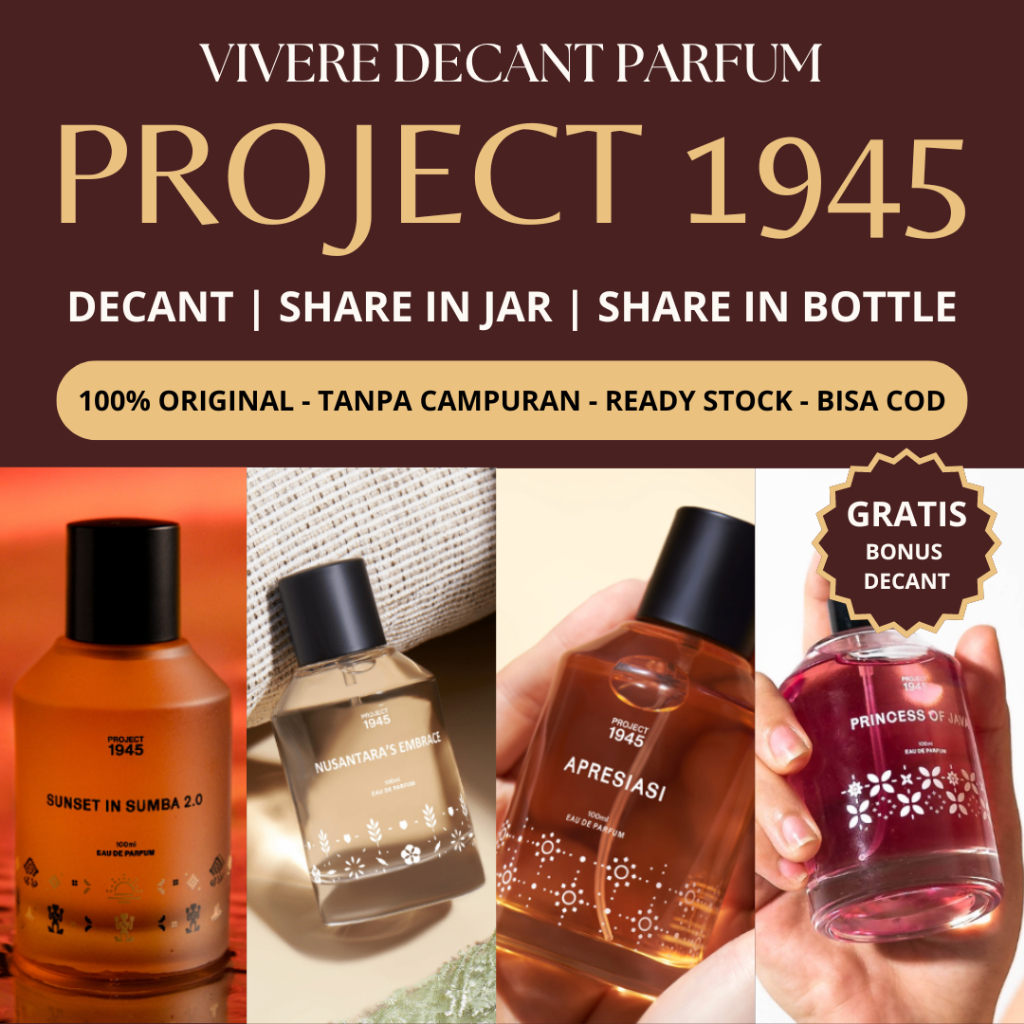 Jual (Decant Share Tester Parfum) PROJECT 1945 - PRINCESS OF JAVA THE ...