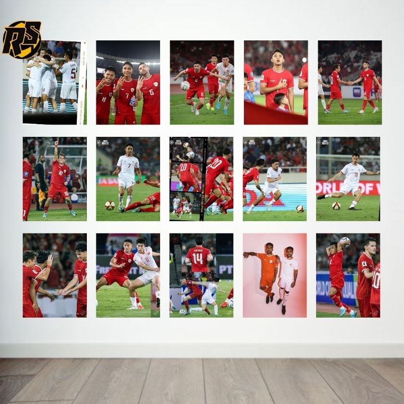 Jual Poster Timnas Indonesia Isi 15 pcs | Shopee Indonesia