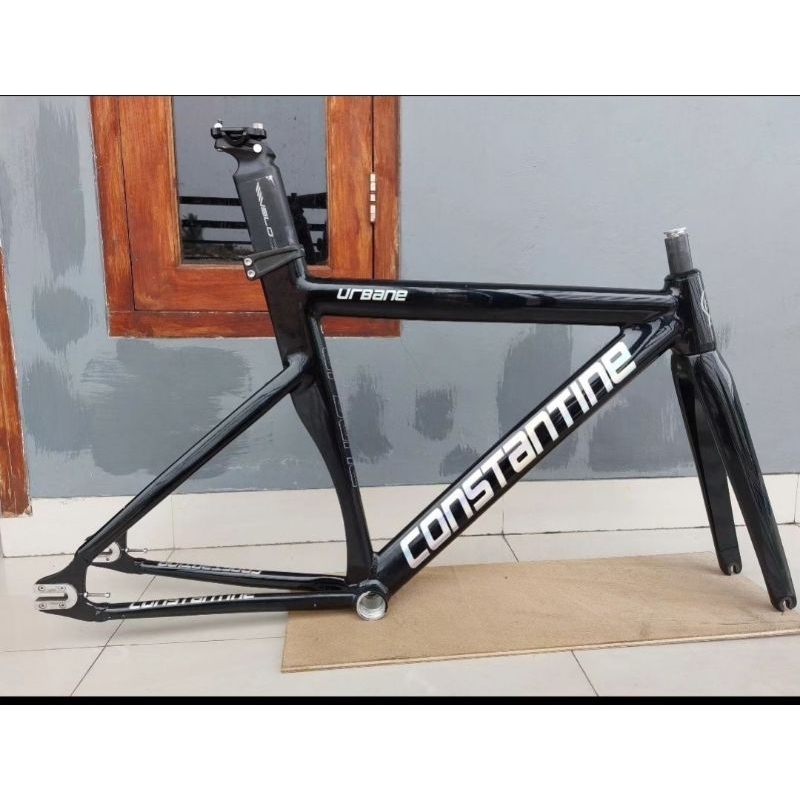 Jual Frameset Constantine urbane sz xs/49 fork full carbon lecet ...