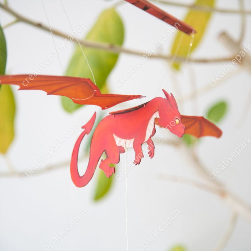 Jual DIY Papercraft pola naga terbang bisa bergerak (CP-AgA11) | Shopee ...