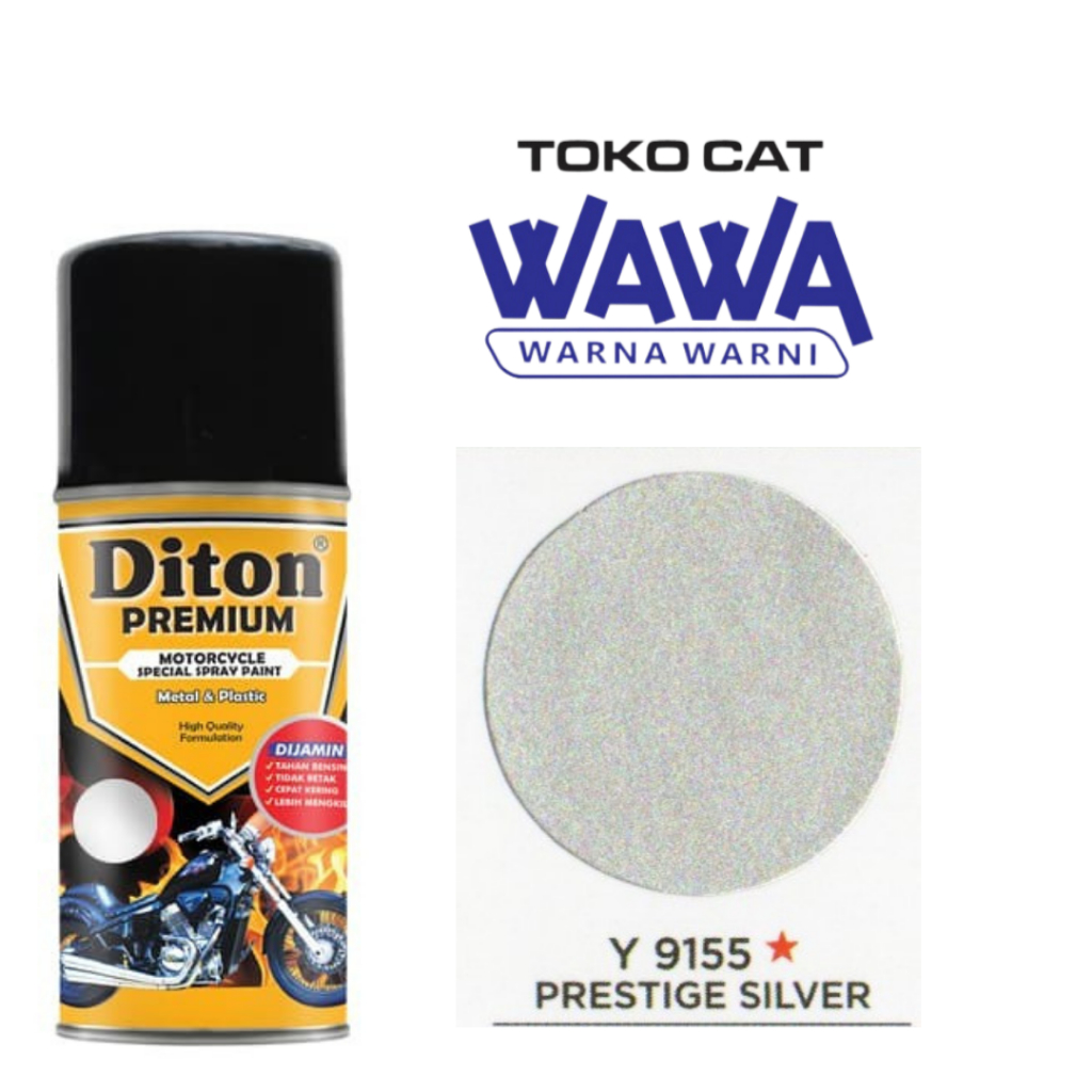 Jual cat semprot diton premium yamaha colors Prestige Silver Y 9155 ...