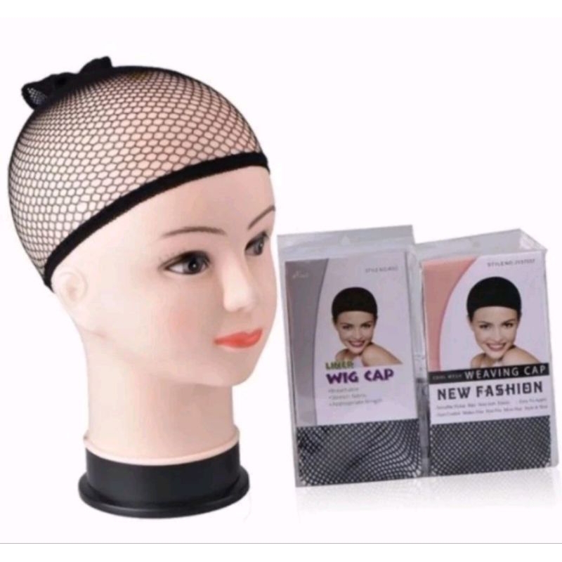 Jual 2pc HAIRNET POLOS - JARING NET POLOS - WIG CAP | Shopee Indonesia