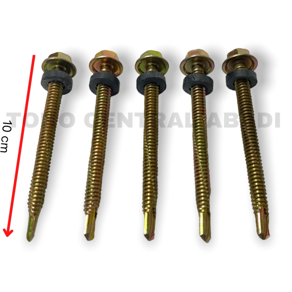 Jual Baut Roofing Skrup Roofing CAMEL 1mm 1cm 5 pcs Baut Roofing Baja Ringan Baut Roofing 1 cm ...