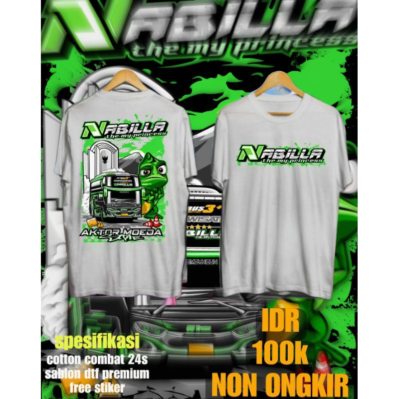 Jual KAOS BUS/BUSMANIA NABILLA QQ TRANS ANAK DAN DEWASA TERBARU ...