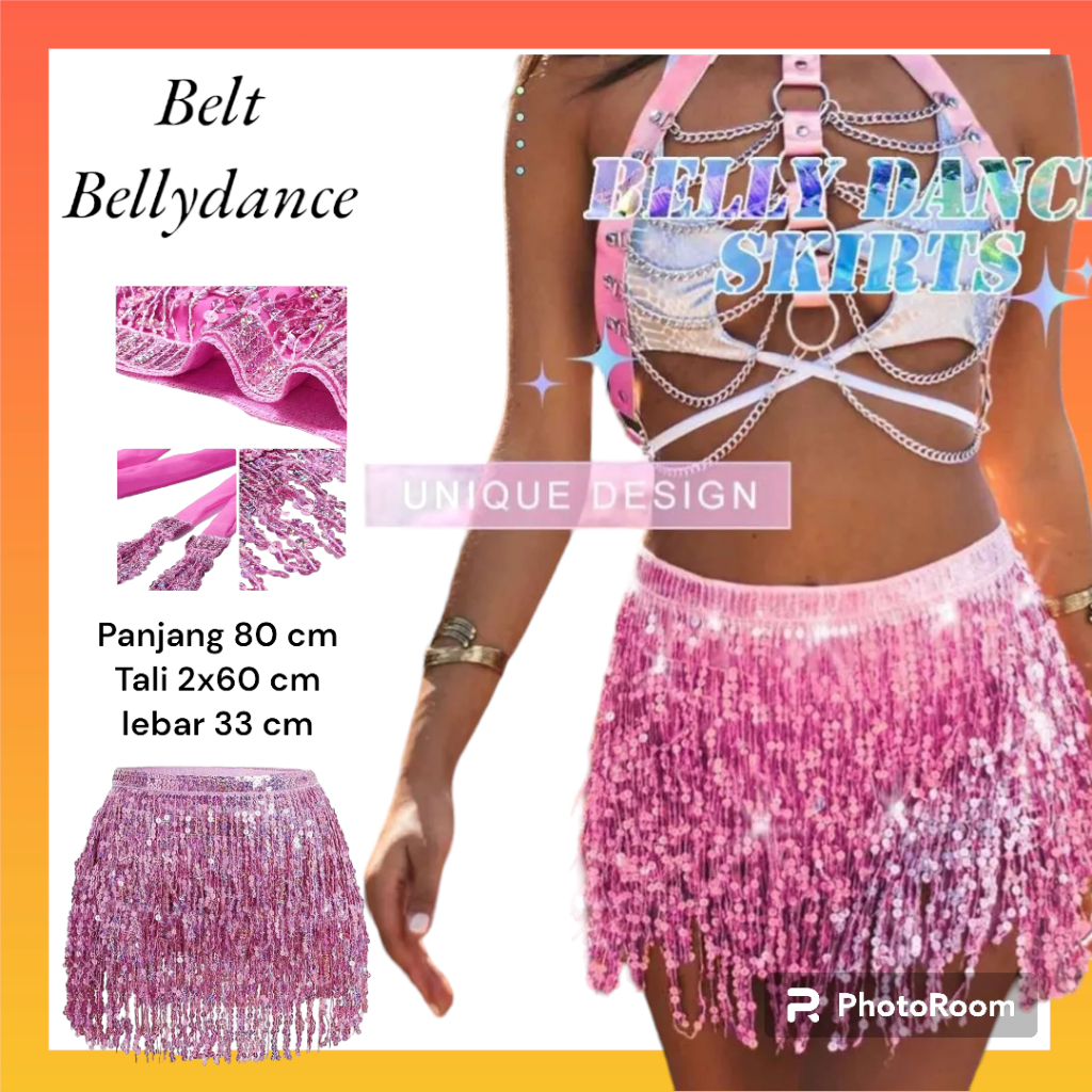 Jual Selendang Belly dance hip hop rumbai BELLY DANCE PANJANG Belt ...