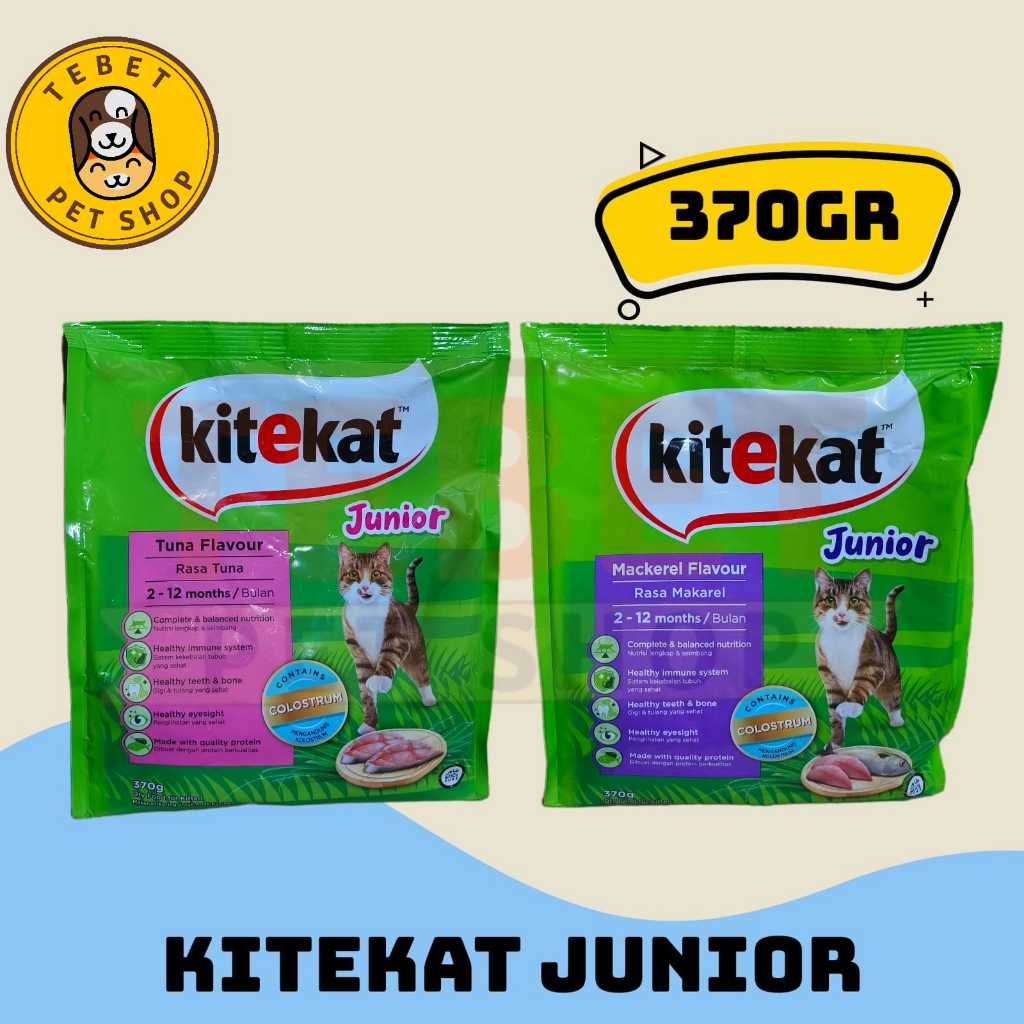 Jual Kitekat Junior 370GR - Dry Cat Food | Shopee Indonesia