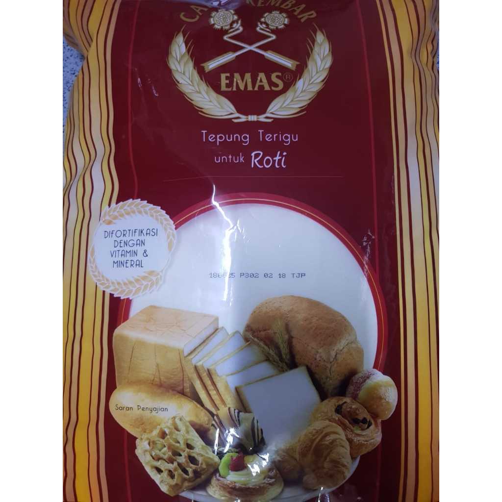 Jual Tepung Cakra Kembar Emas untuk Roti 5KG | Shopee Indonesia