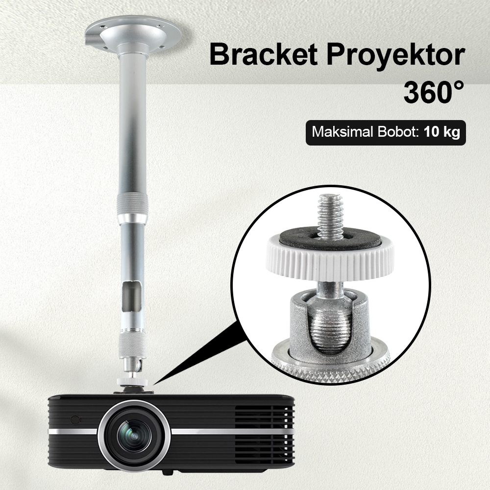 Jual Bracket Proyektor 360 Derajat 10KG - PH45 - Silver OMCSCJSV ...