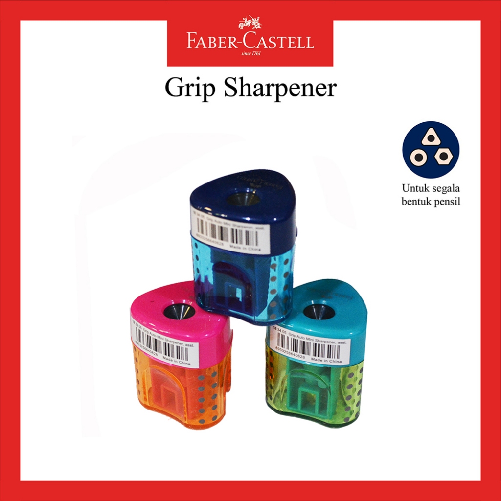 Jual Rautan Pensil Faber Castell / Serutan Pencil / Grip Auto Sharpener ...