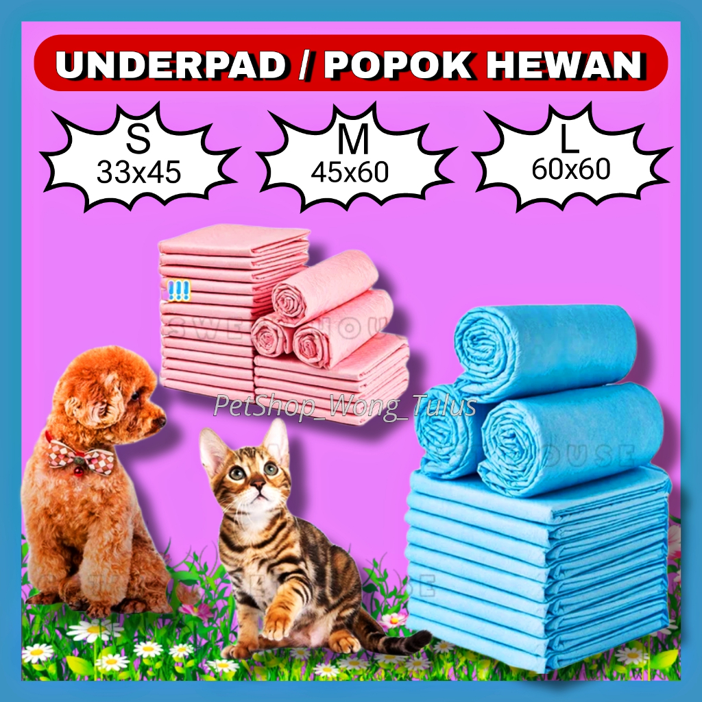 Jual PSWT- Pad Pipis Kucing Anjing Popok Sekali Pakai Alas Pipis Pee ...