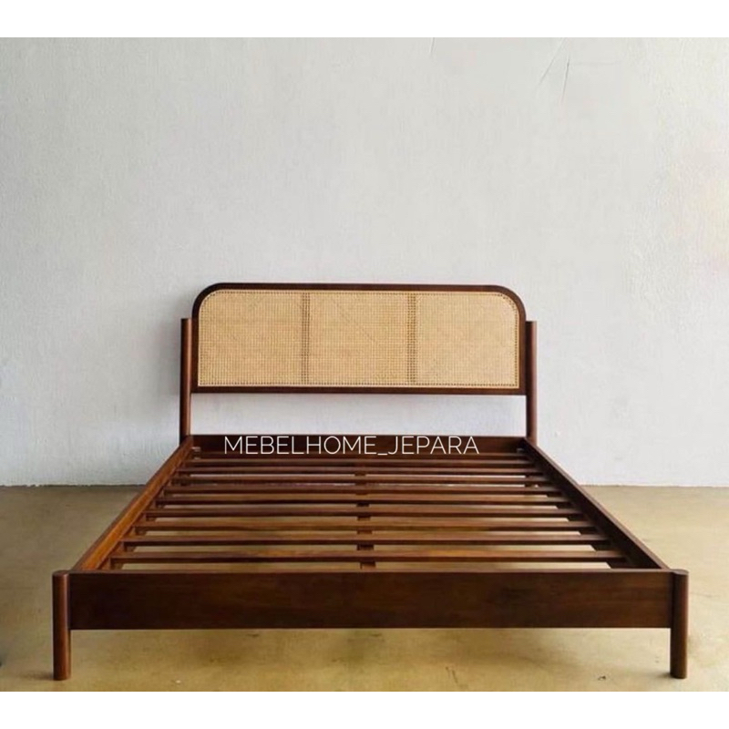 Jual dipan minimalis kayu jati mix rotan,dipan kayu jati jepara,dipan ...