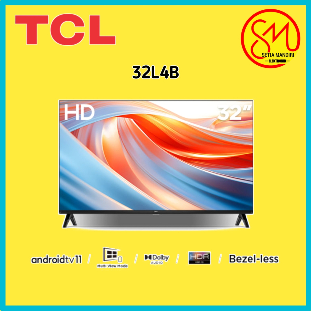 Jual TCL 32A9 Android Smart TV Metallic Bezelles 32 inch | Shopee Indonesia
