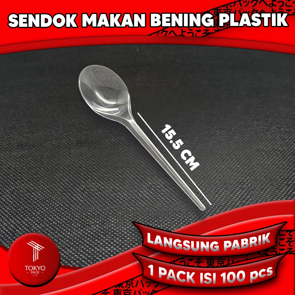 Jual Sendok Makan Plastik PREMIUM / Sendok Food Grade Tebal Kuat ...