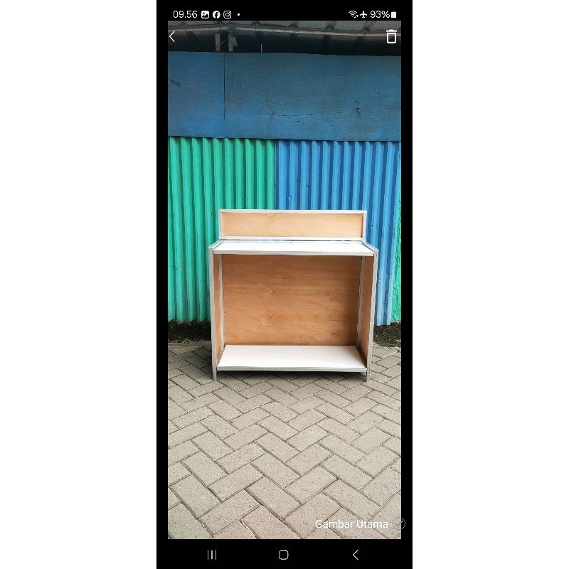 Jual Booth Portable/Meja Dagang/Meja Lipat/Meja Jualan/Stiker Gratis ...