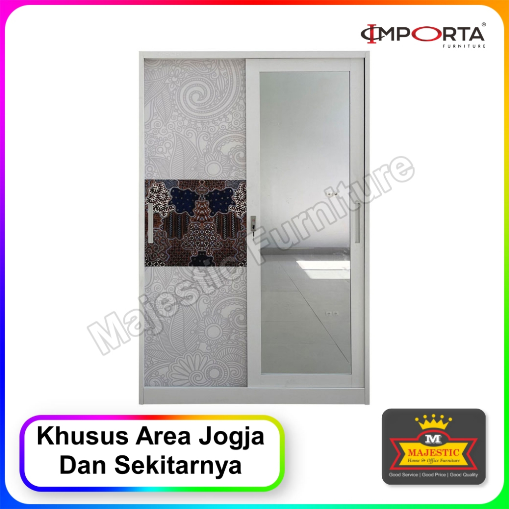 Jual Lemari Pakaian Besi 2P - Importa LLC S03 BC FM - Jogja | Shopee ...