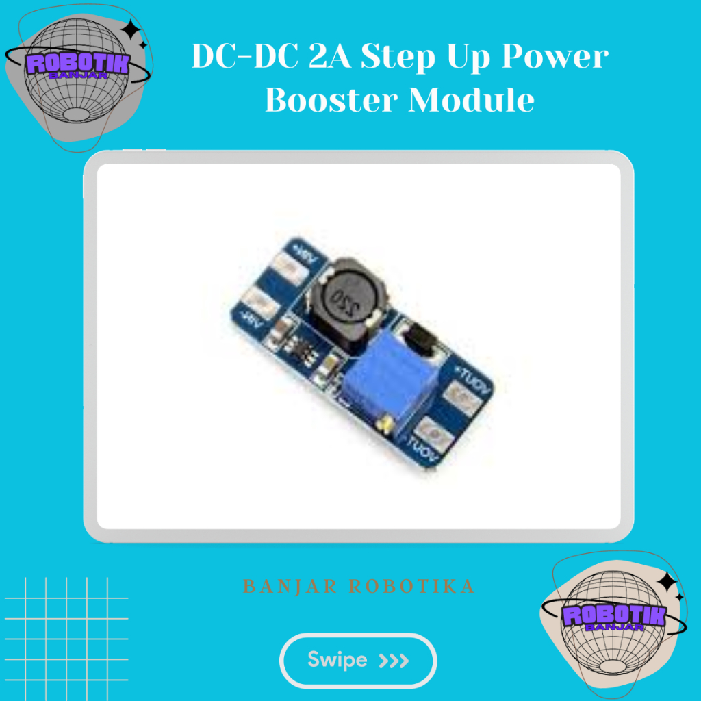 Jual DC-DC 2A Step Up Power Booster Module MT3608 | Shopee Indonesia