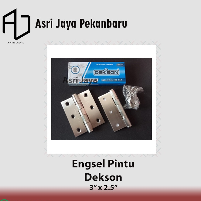 Jual Engsel Dekson 3"x2.5"x2mmx2BB Stainless Ecoline Engsel Pintu ...