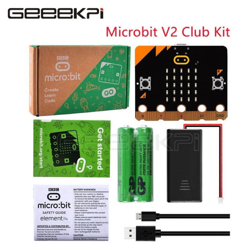 Jual BBC Microbit Go Bundle - Micro:bit V2 | Shopee Indonesia