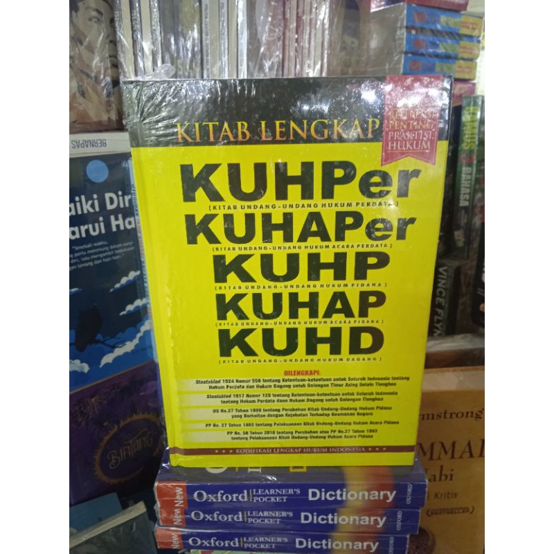 Jual buku KUHPER KUHAPER KUHP KUHAP KUHD | Shopee Indonesia