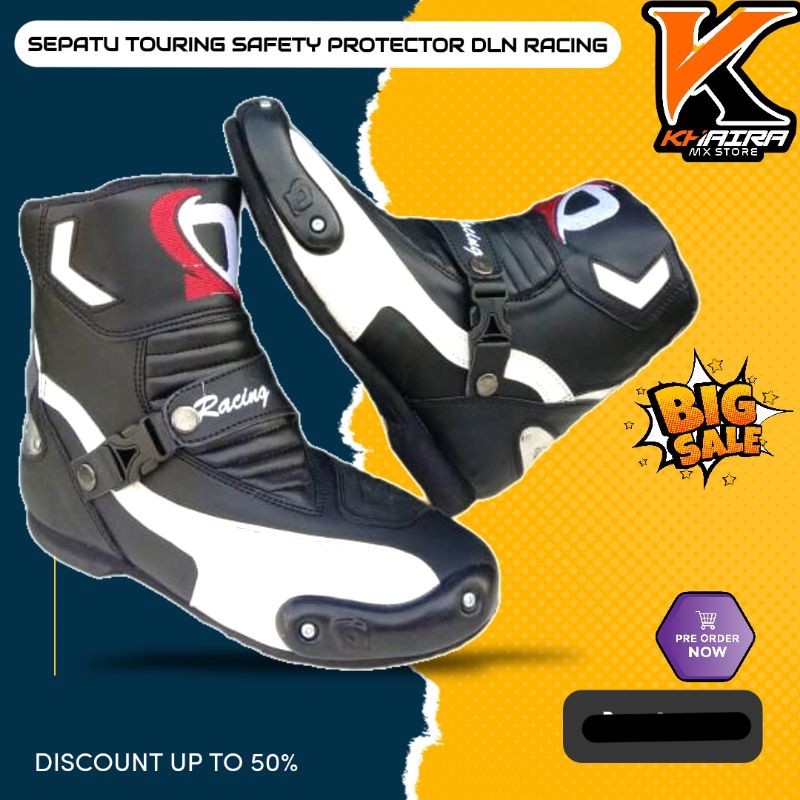 Jual Sepatu touring/sepatu balap drag race/sepatu gokart | Shopee Indonesia