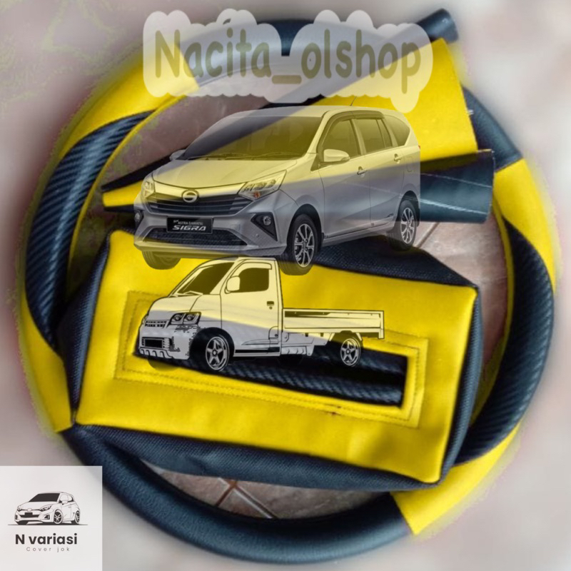 Jual sarung stir + tempat tisu sigra calya avanza agya semua minibus ...