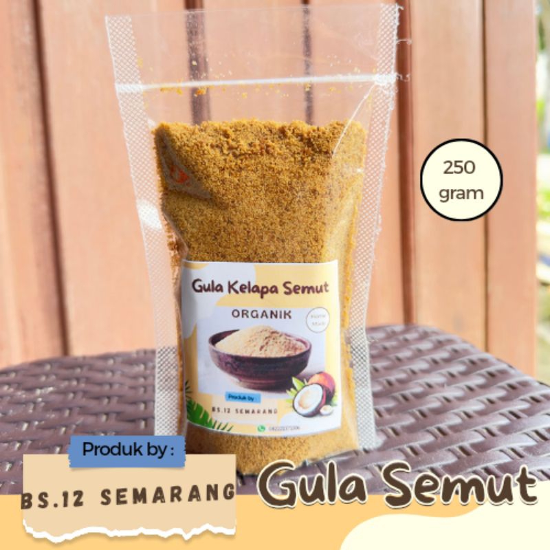 Jual GULA SERBUK/SEMUT Kelapa kemasan 250 Gram ORIGINAL dan ALAMI ...