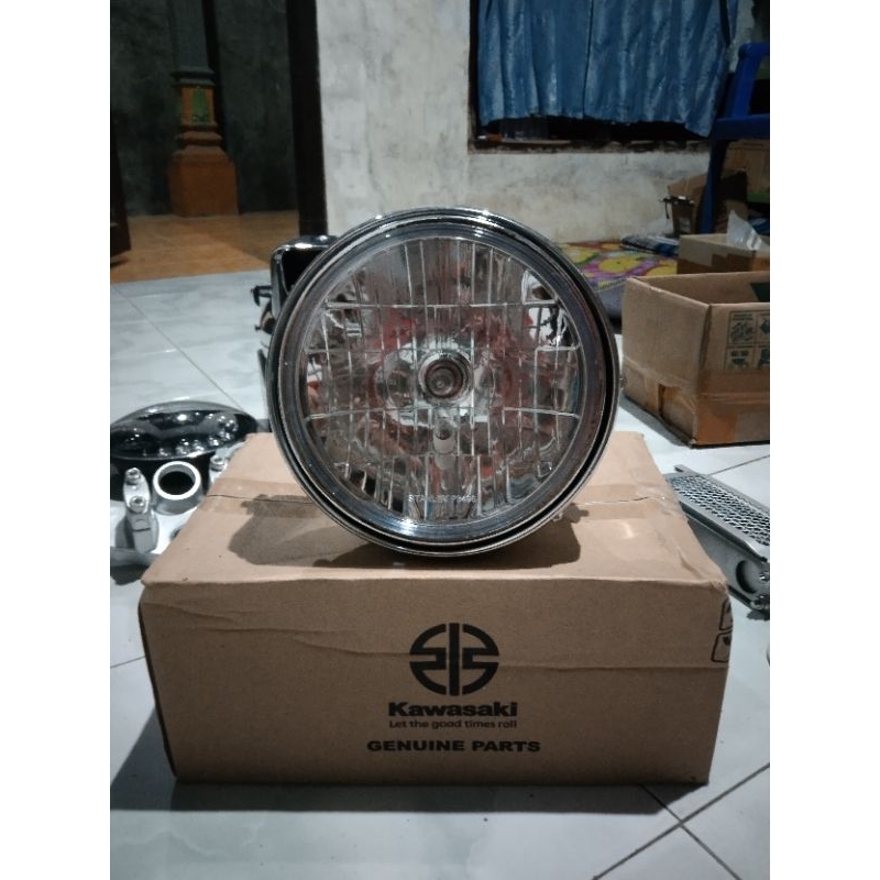Jual Reflektor Lampu Depan HeadLamp Bulat Bulet Ninja SS R Victor M HMA ...