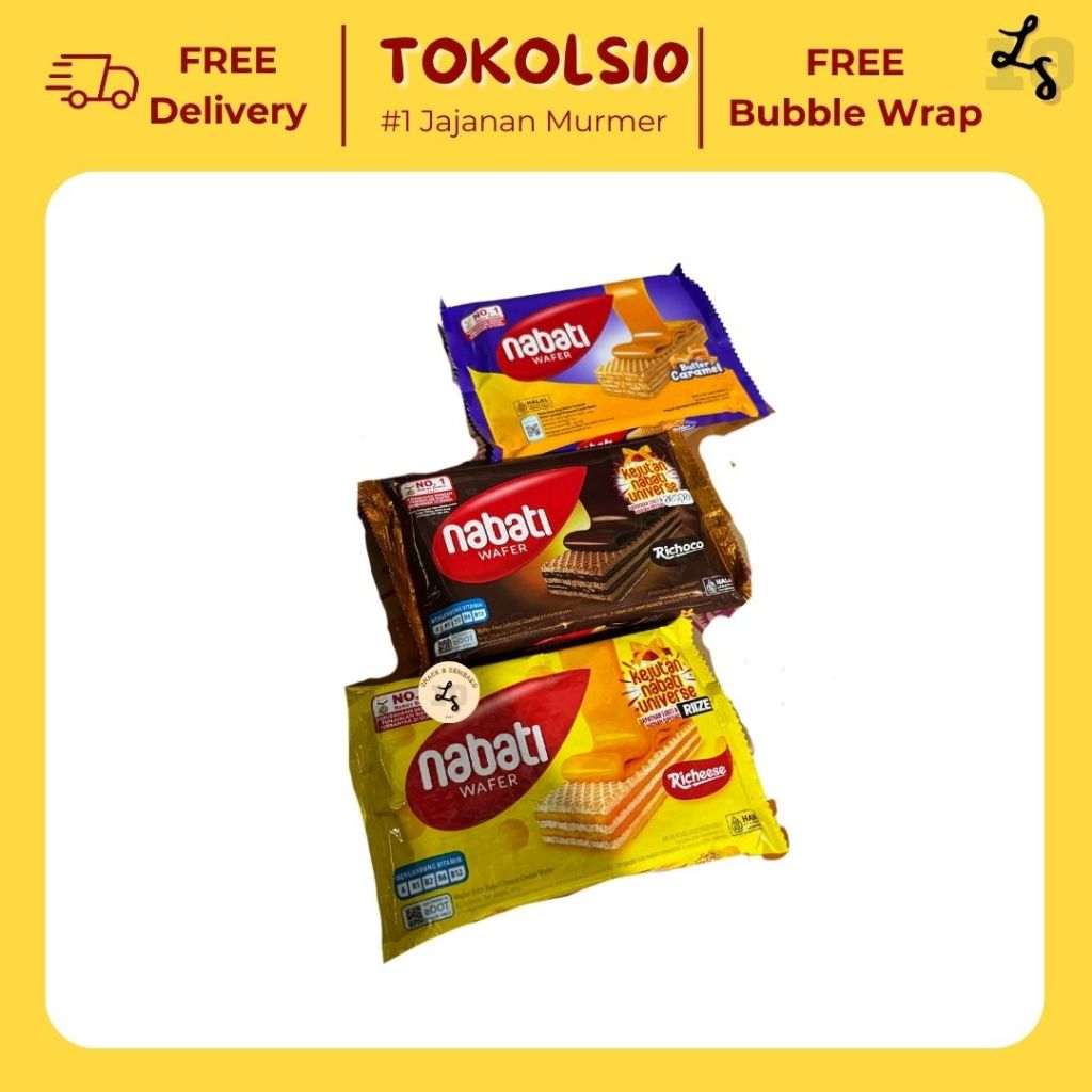 Jual Nabati 2000 Wafer Rasa Keju/Coklat/Pink Lava/Yoghurt 39gr | Shopee ...
