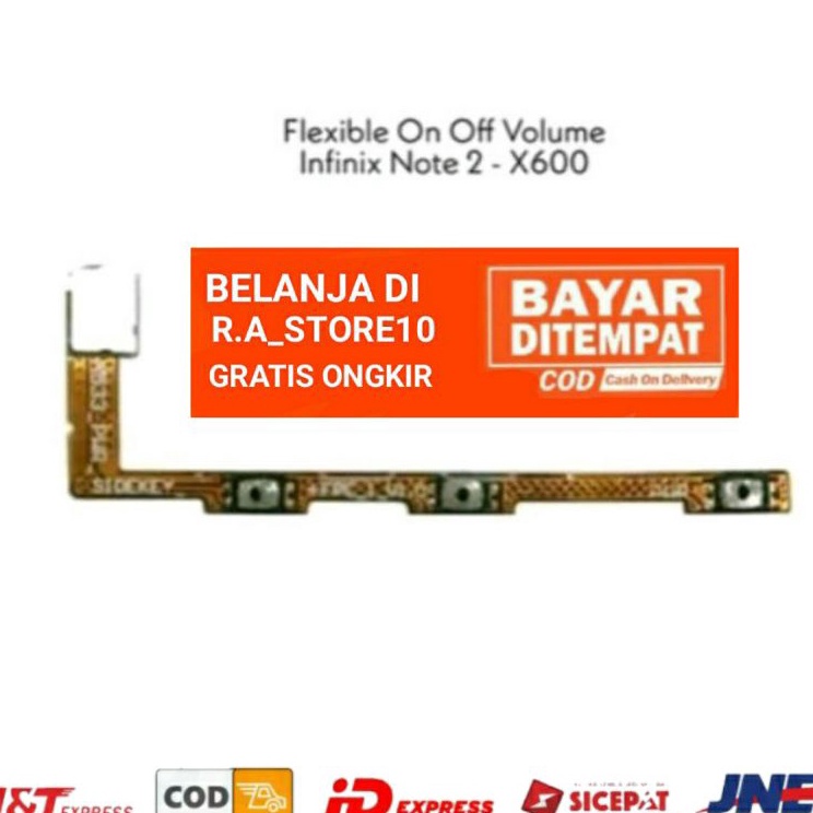 Jual FLEXIBLE FLEXIBEL ON OFF VOLUME INFINIX X6 NOTE 2 FLEKSIBEL ON OF VOL TOMBOL POWER ORIGINAL ...