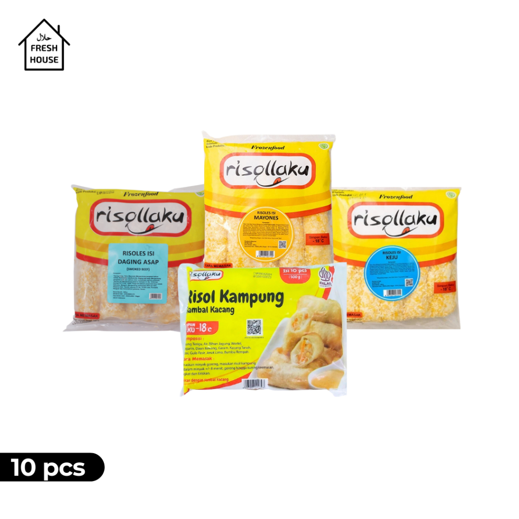 Jual Risollaku Risol Kampung / Risol Smoked Beef / Risol Keju isi 10 ...