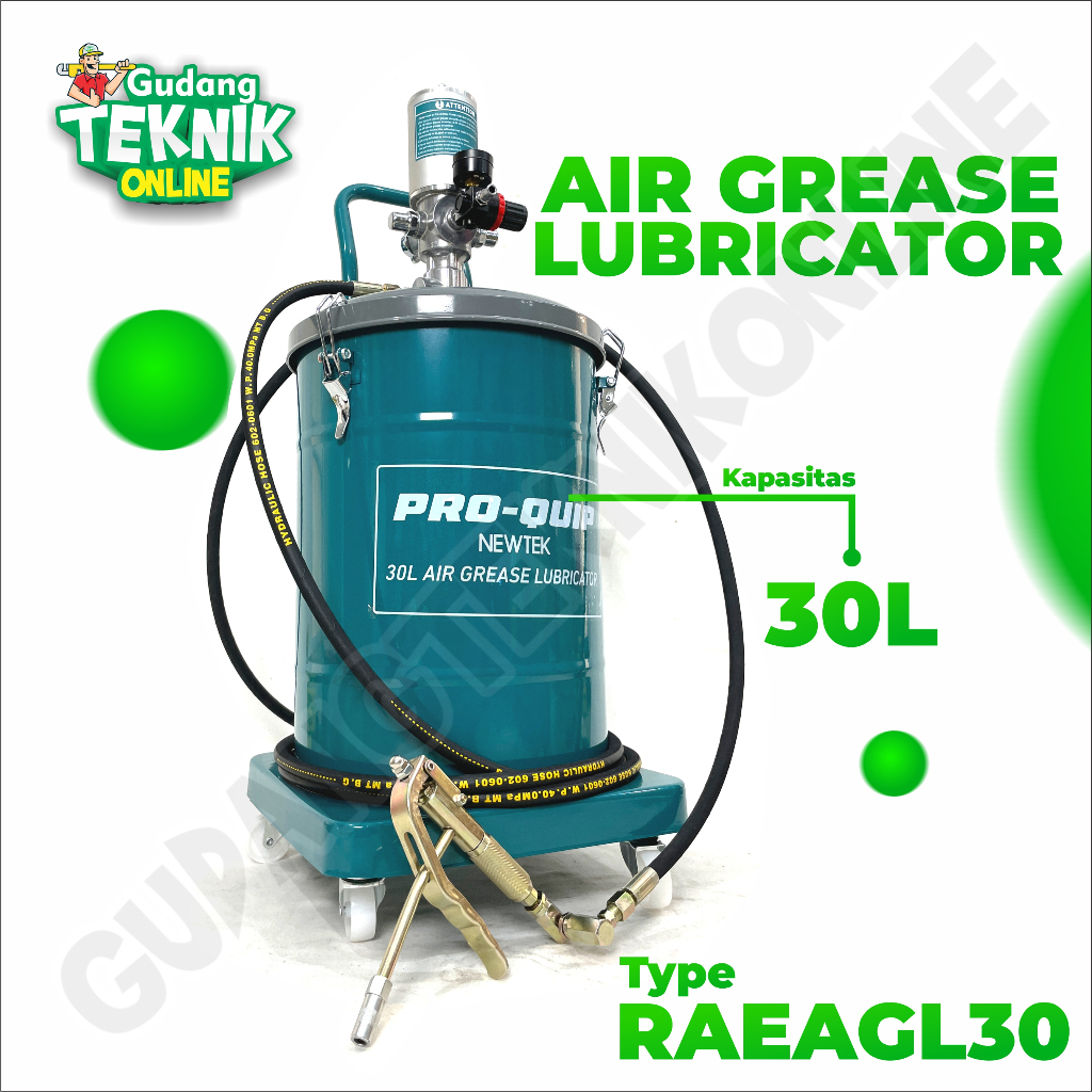 Jual Air Grease Lubricator TOTAL PROQUIP 30L THT118302 RAEAGL30 / Pompa ...