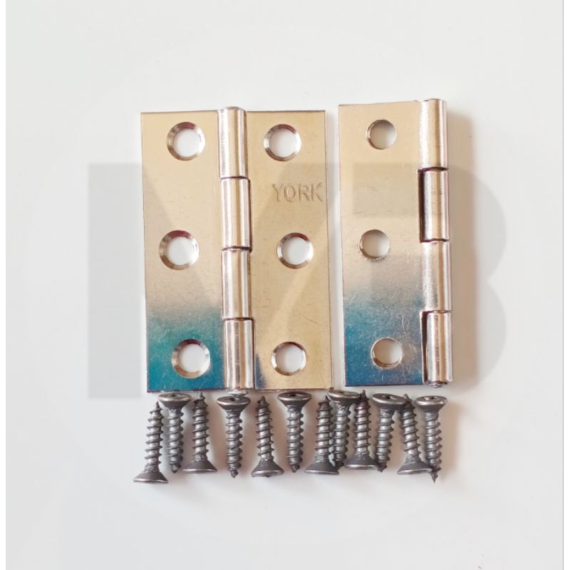 Jual Engsel Plat Mini 2" Inch l Engsel Lemari Laci | Shopee Indonesia