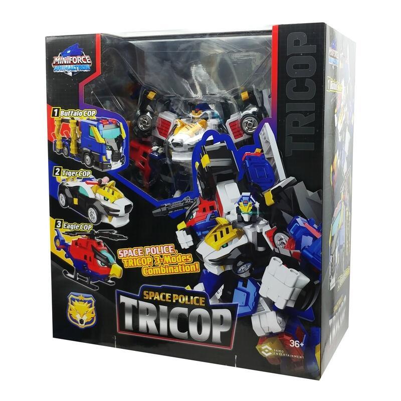 Jual Mainan Robot Besar Miniforce Animaltron Space Police Tricop ...