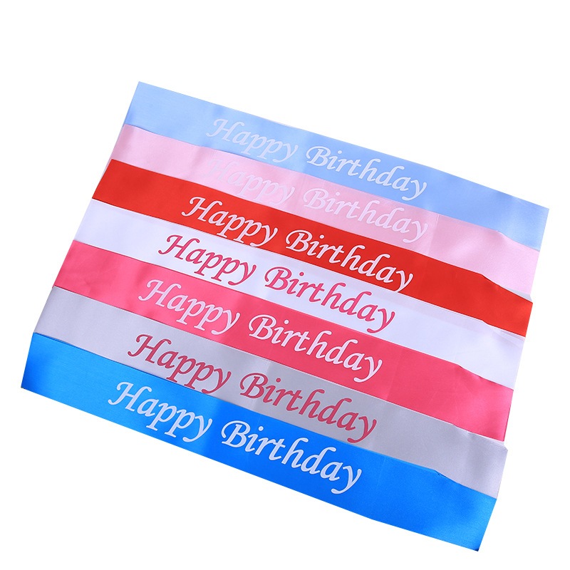 Jual OSB Selempang Ulang tahun Sash Happy Birthday Girl Bride To Be ...