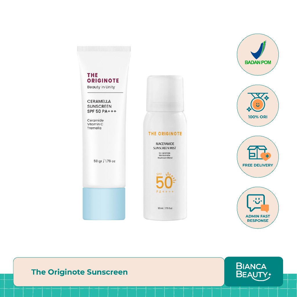 Jual THE ORIGINOTE Sunscreen SPF 50 PA++++ | Shopee Indonesia