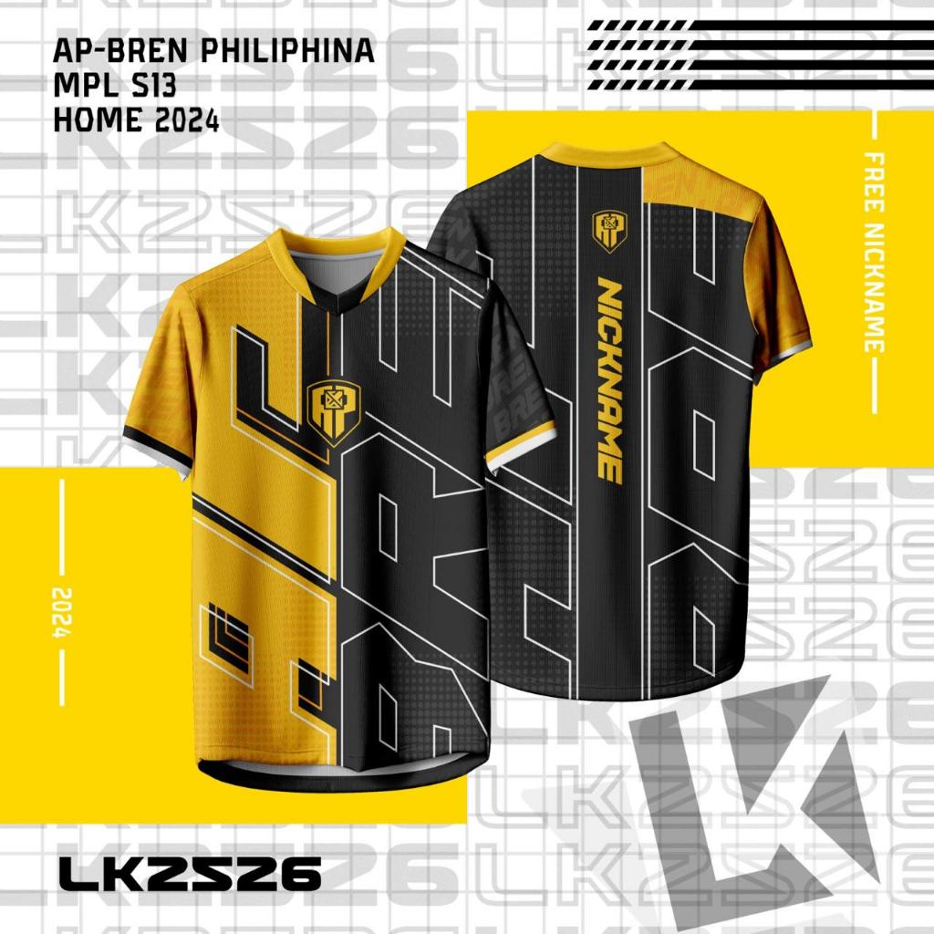 Jual Jersey E-Sport AP BREN PH 2024 | Home MPL S13 | Full Printing ...