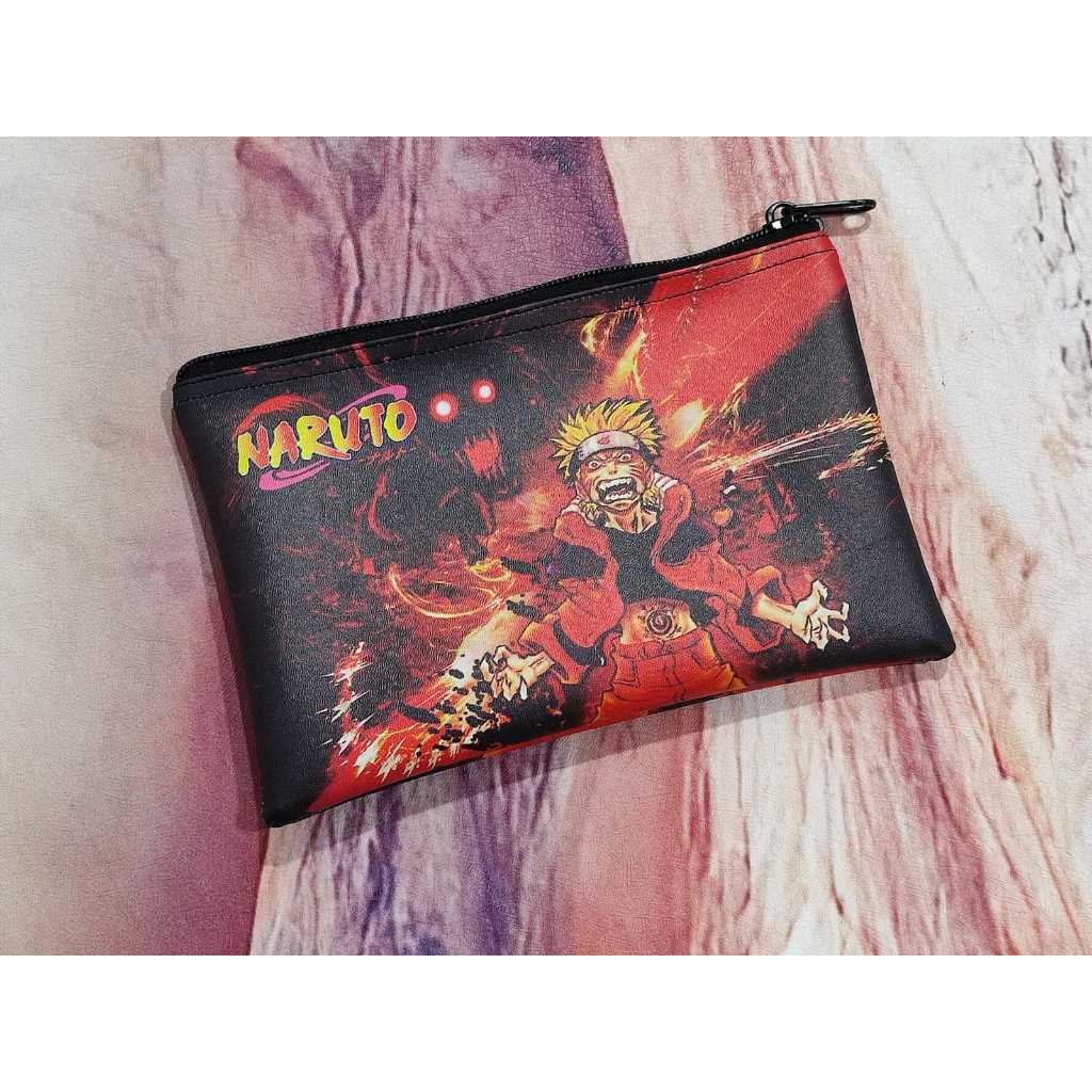 Jual Dompet Kulit Custom Motif Naruto/Pouch Full Printing 1 Sisi/Dompet ...