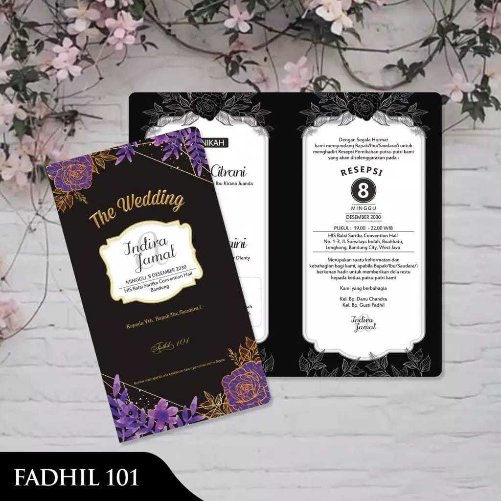 Jual Undangan Pernikahan Undangan Pernikahan Murah Terbaru Undangan ...