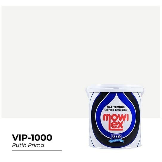 Jual CAT TEMBOK INTERIOR MOWILEX EMULSION VIP E 1000 PUTIH READY MIX 2 ...