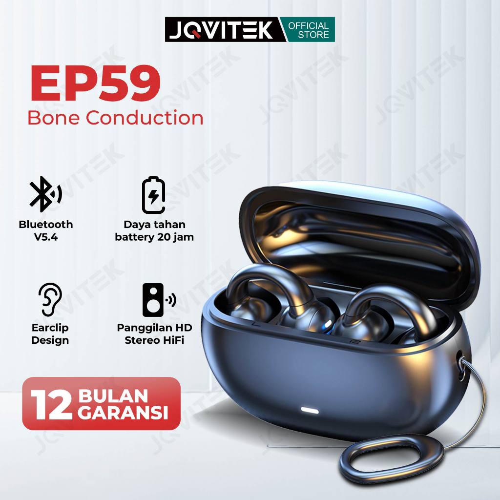 Jual JQVITEK TWS EP59 Bluetooth Bone Conduction Sport Model Earphone ...