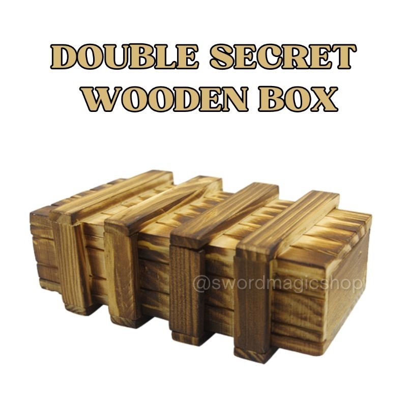 Jual Puzzle Double Secret Wooden Box - Secret Box Puzzle - Puzzle Kotak ...