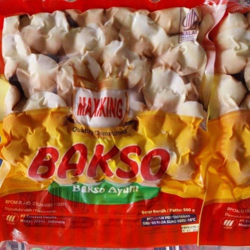 Jual bakso ayam maxiking 500g | Shopee Indonesia