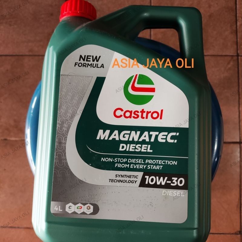 Jual Oli Mesin Mobil Castrol Magnatec Diesel 10W-30 4 Liter | Shopee ...