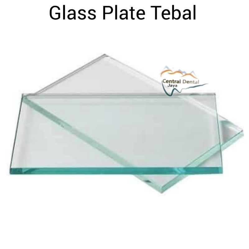 Jual Dental Glass Plate Plat Tebal / Dental Mixing Slab / Mixing Pad ...