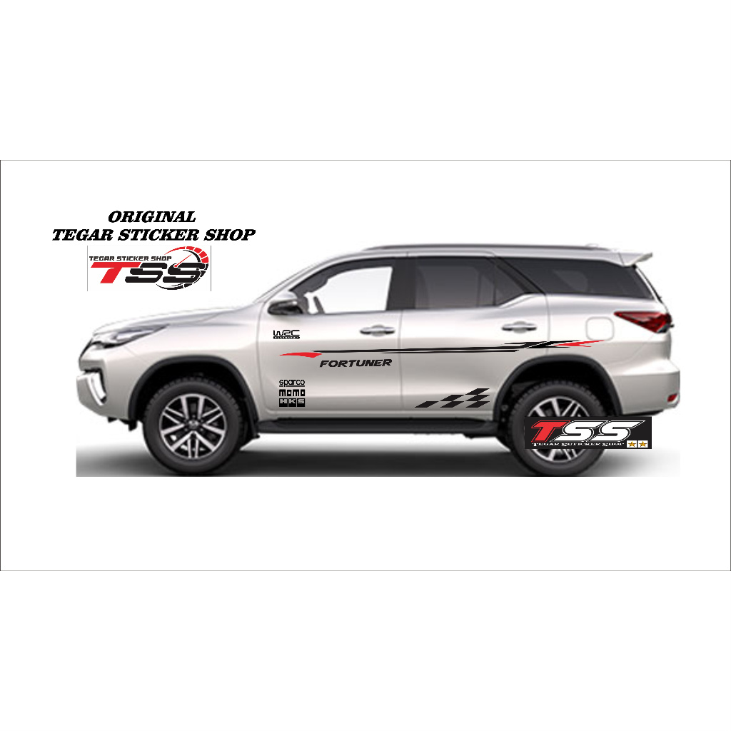 Jual sticker mobil keren sticker mobil toyota fortuner sticker lis ...